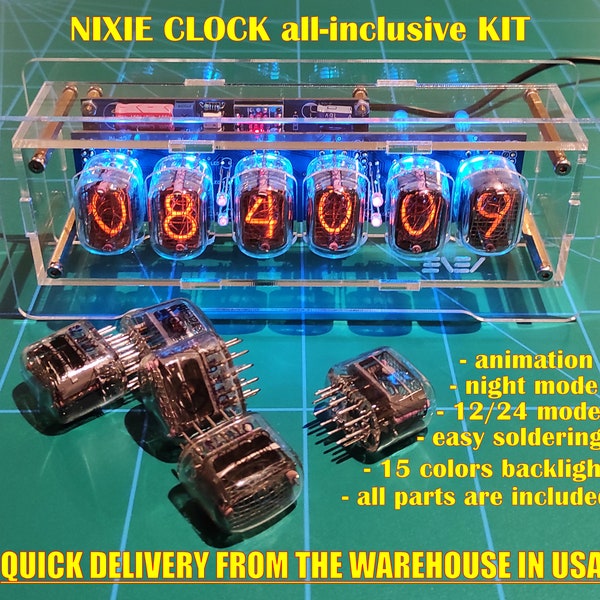 Nixie Clock - Etsy