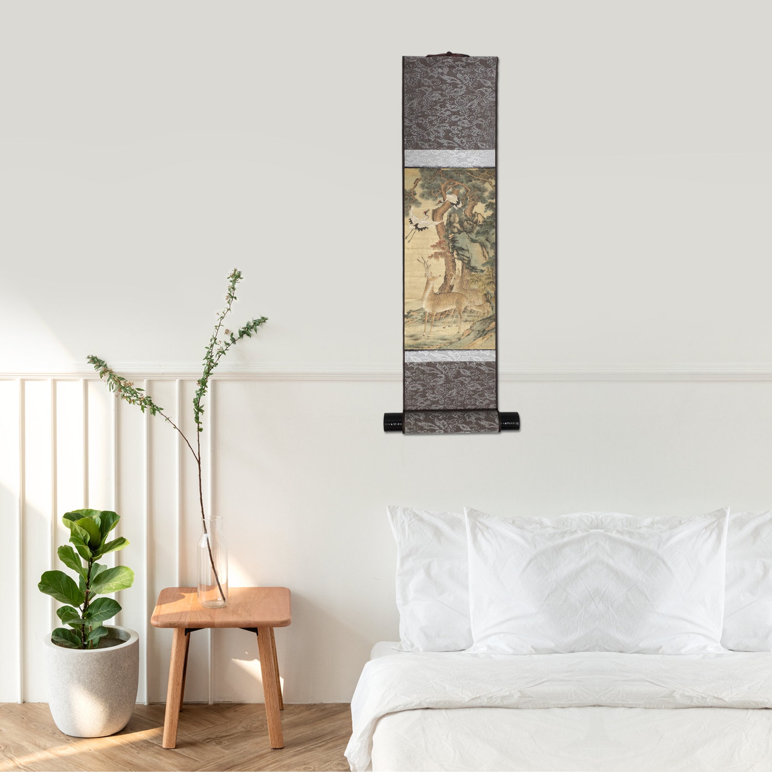 Korean Art Antique Korean Scroll Painting Korean Hanging | Etsy