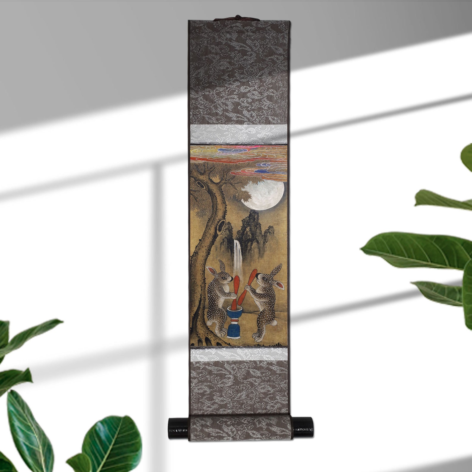 Korean Art Antique Korean Scroll Painting Korean Hanging | Etsy