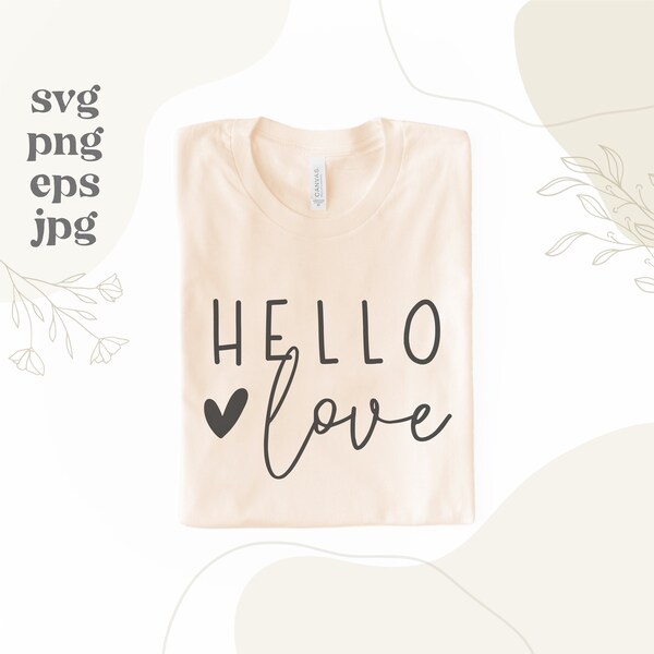 Hello Love Sign - Etsy