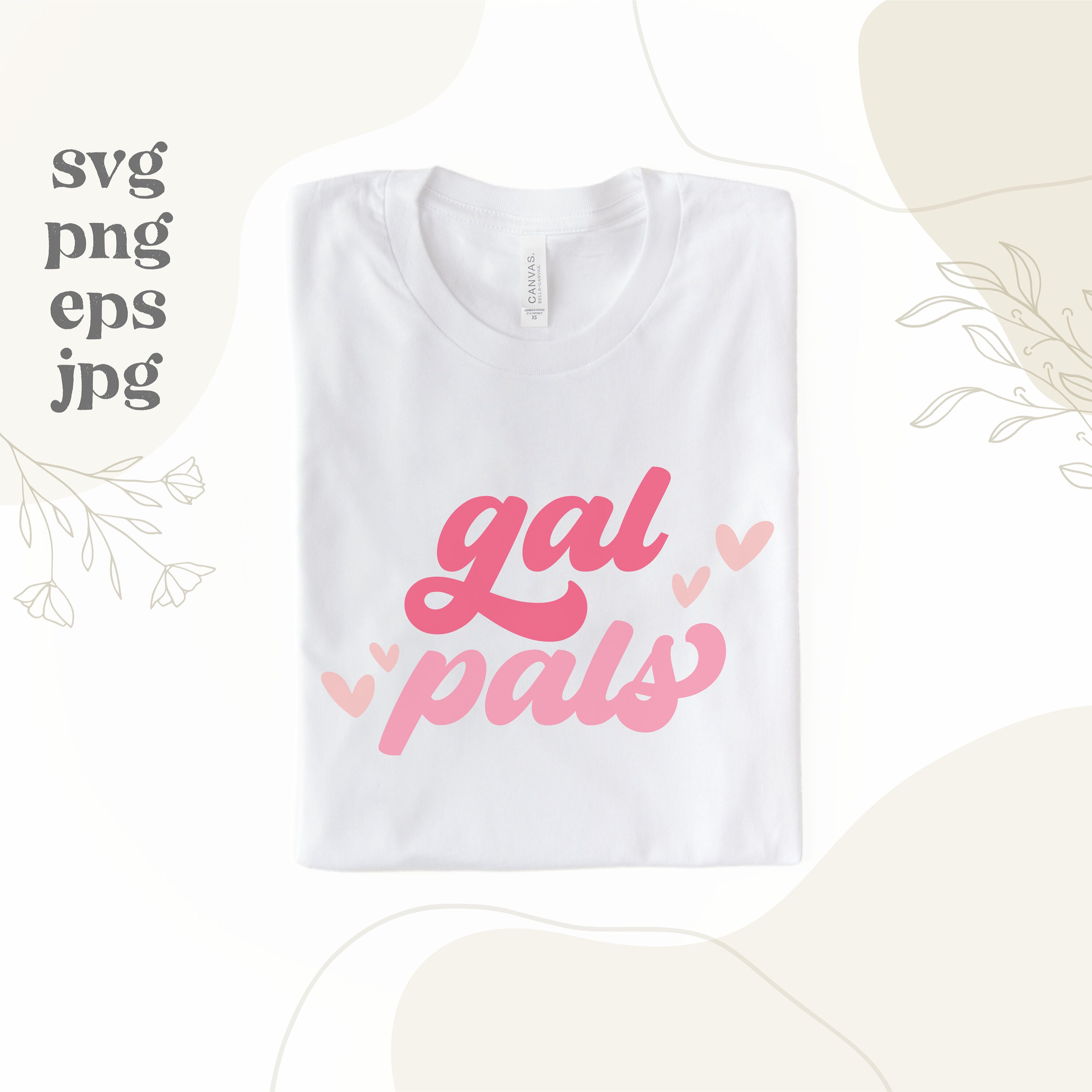 Gal Pals SVG Galentines Day SVG Galentines Svg - Etsy