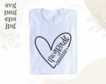 4th Grade Svg Fourth Grade Design Teacher Svg Back to - Etsy