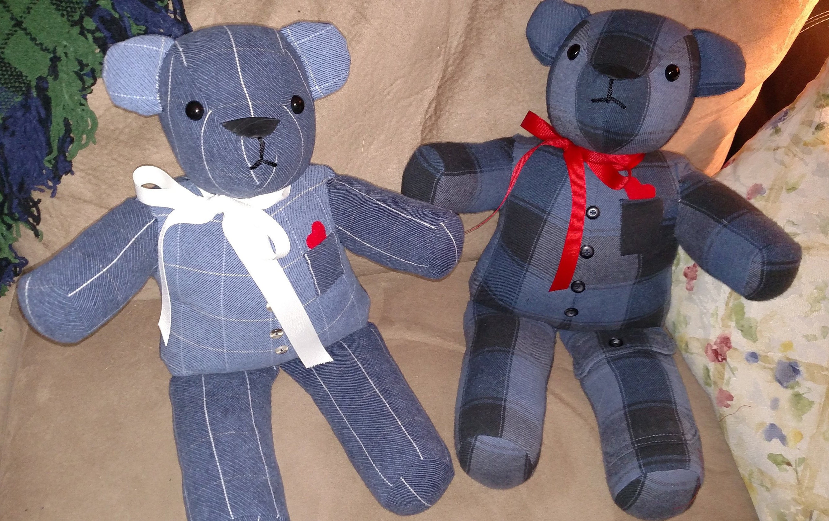 Handmade Custom Memory Bears and Pillows - Etsy