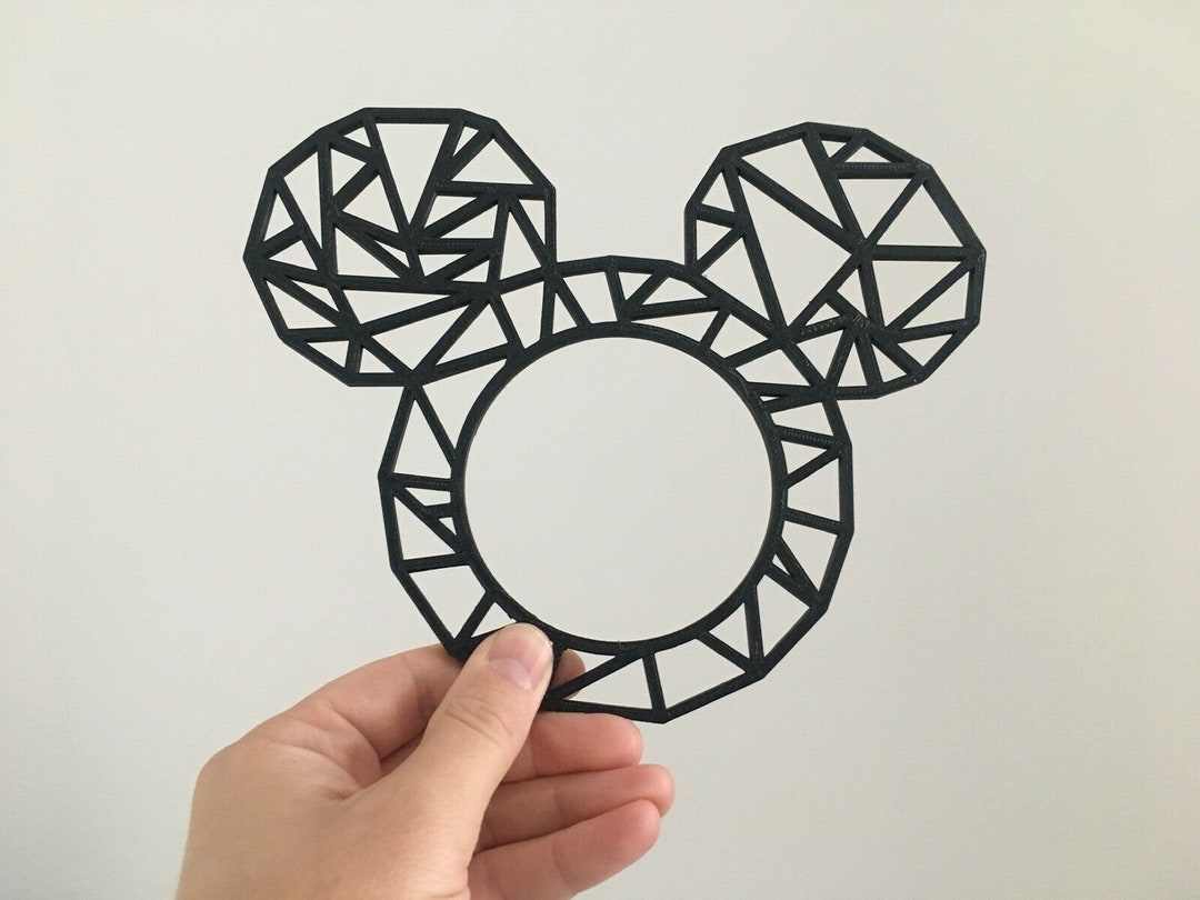 Geometric Mickey Mouse Style Wall Art Decor Hanging Decoration ...