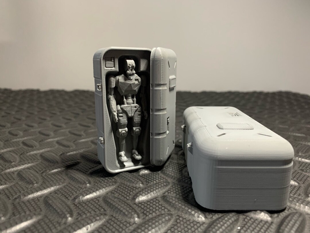 Robot Cyborg Crates Droid Delivery Boxes Fantasy Sci-fi 28mm 3D Printed ...
