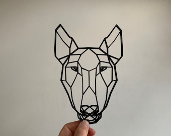 Geometric Boxer Dog Pet Wall Art Decor Hanging Decoration 3D - Etsy