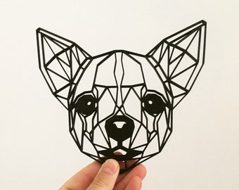 Geometric Rottweiler Dog Pet Wall Art Decor Hanging Decoration - Etsy