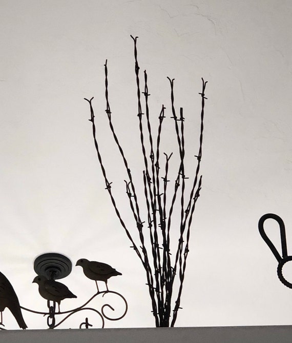 Ocotillo Cactus Metal Art