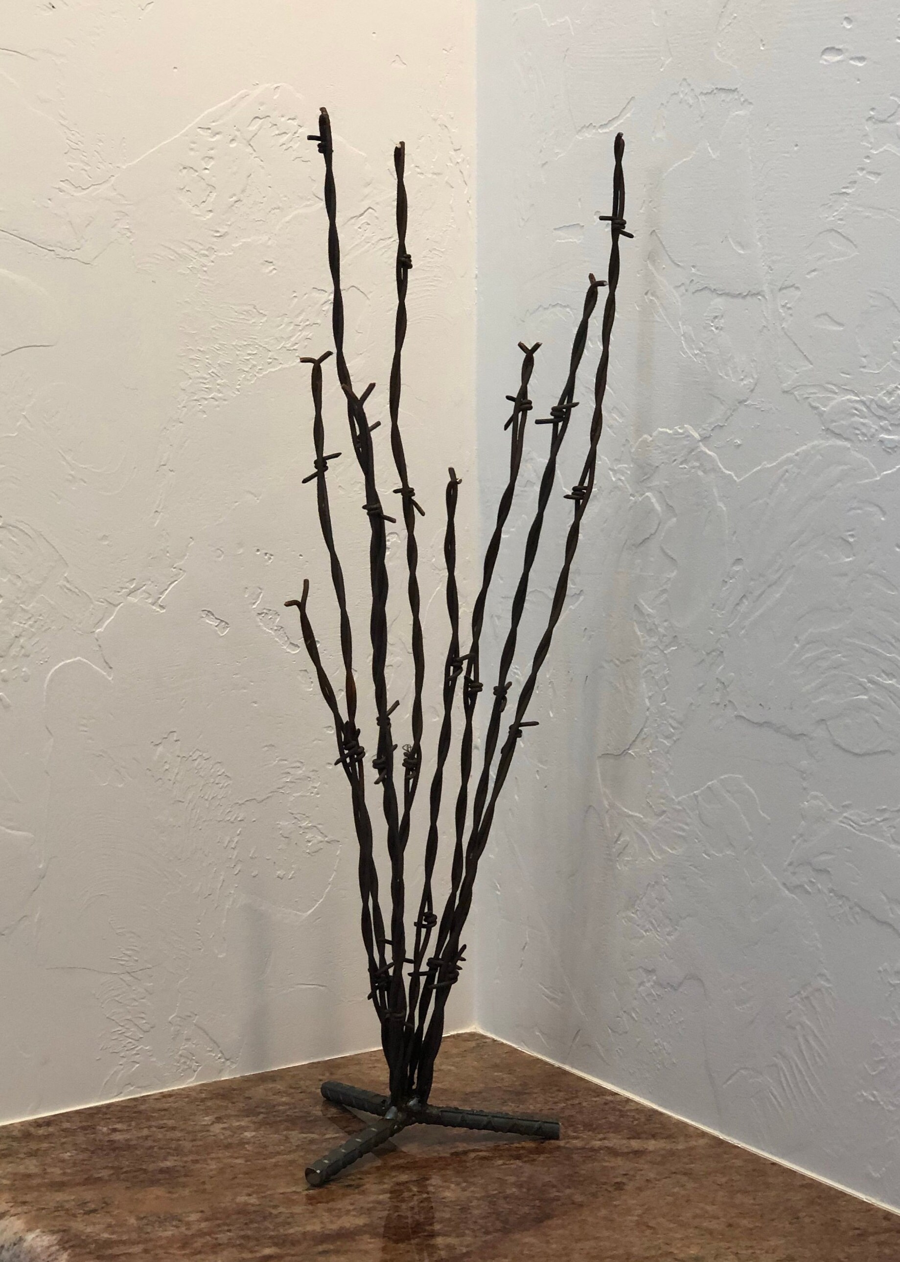 Ocotillo Cactus Metal Art