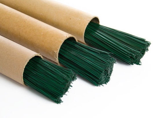 50 X Florist Green Stub Wire for Home Decoration Garden Area - Etsy