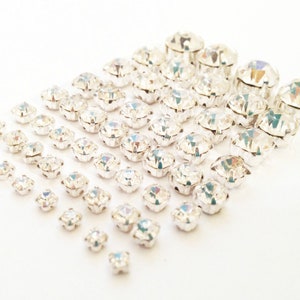 AAA Grade Sew on Clear Crystal Rhinestone Diamond for Crafts Party Wear ...