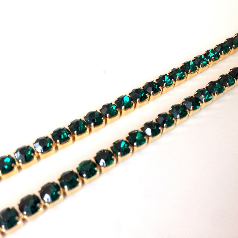 Emerald Green Dress Trim - Etsy UK