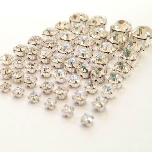 AAA Grade Sew on Clear Crystal Rhinestone Diamond for Crafts Party Wear ...