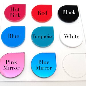 Acrylic Fonta Number Cake Topper Decorating Personalise Custom Colour ...