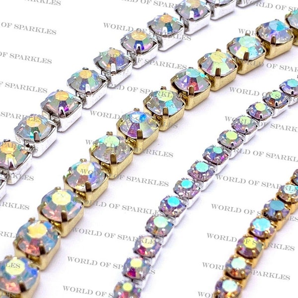 Rhinestone Chain - Etsy