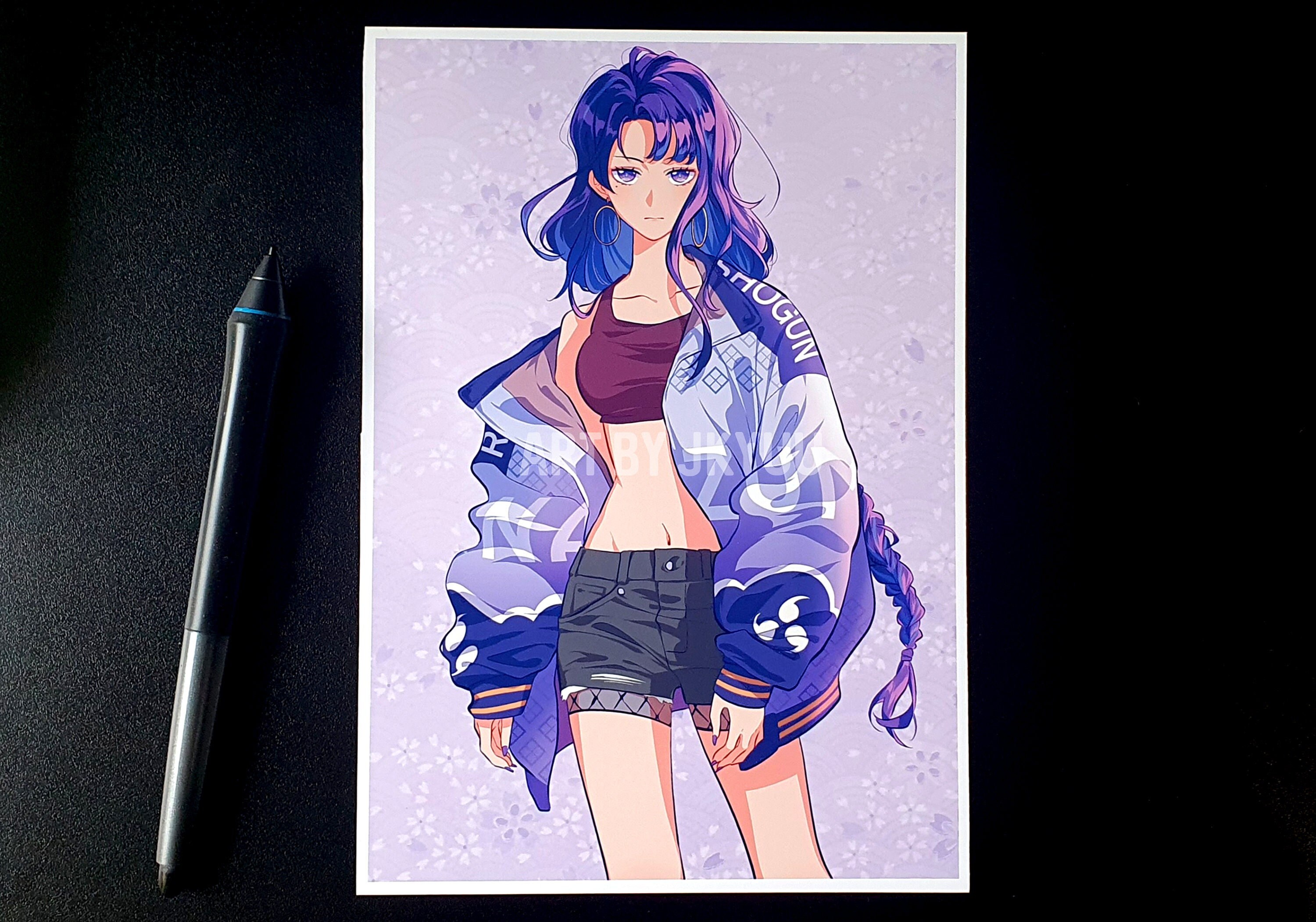 Genshin Impact Raiden Shogun Ei Cool Casual Outfit - Etsy Australia