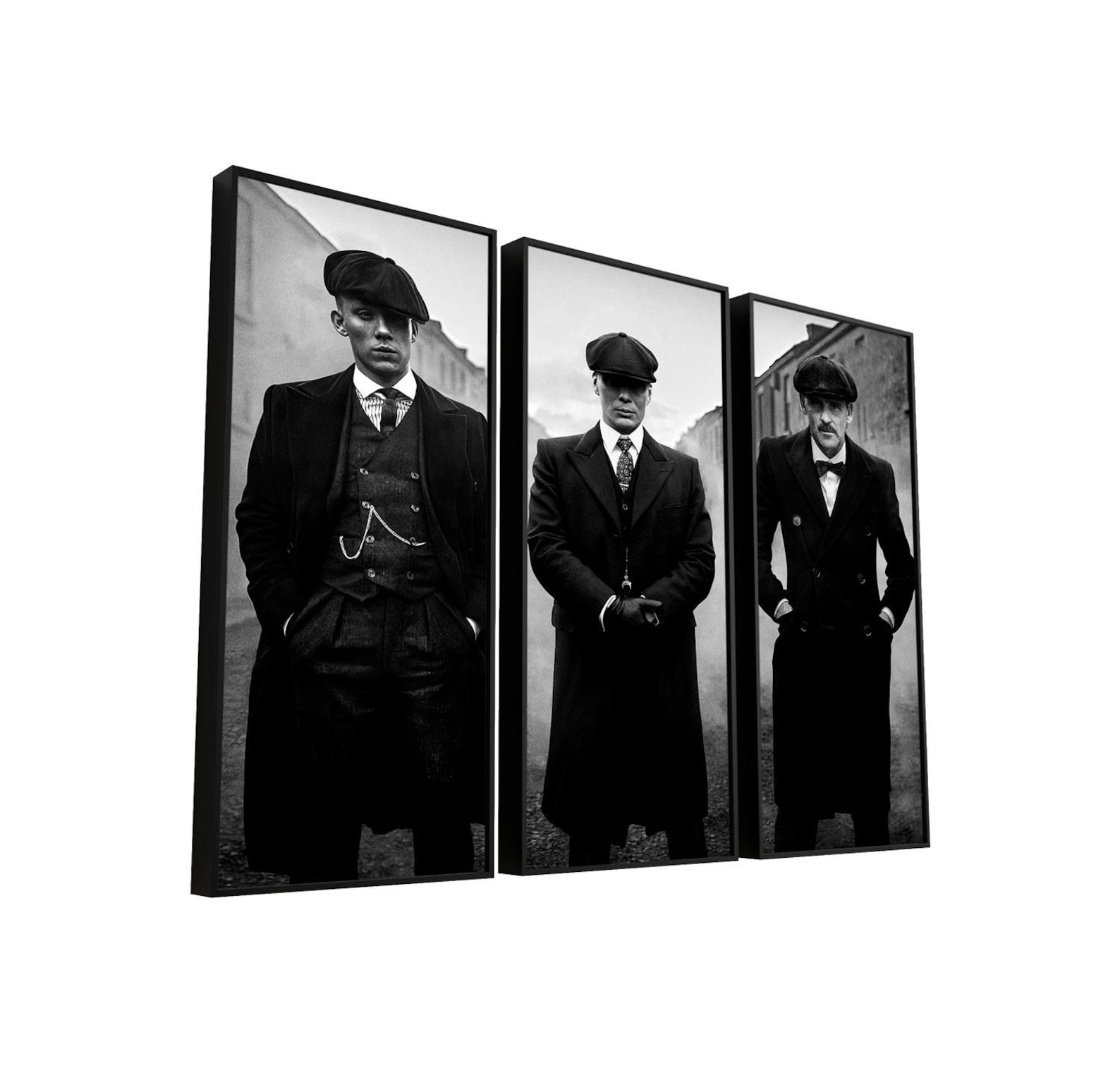 Peaky Blinders Trio Frame | Three-piece Canvas Wall Art | Shelby ...