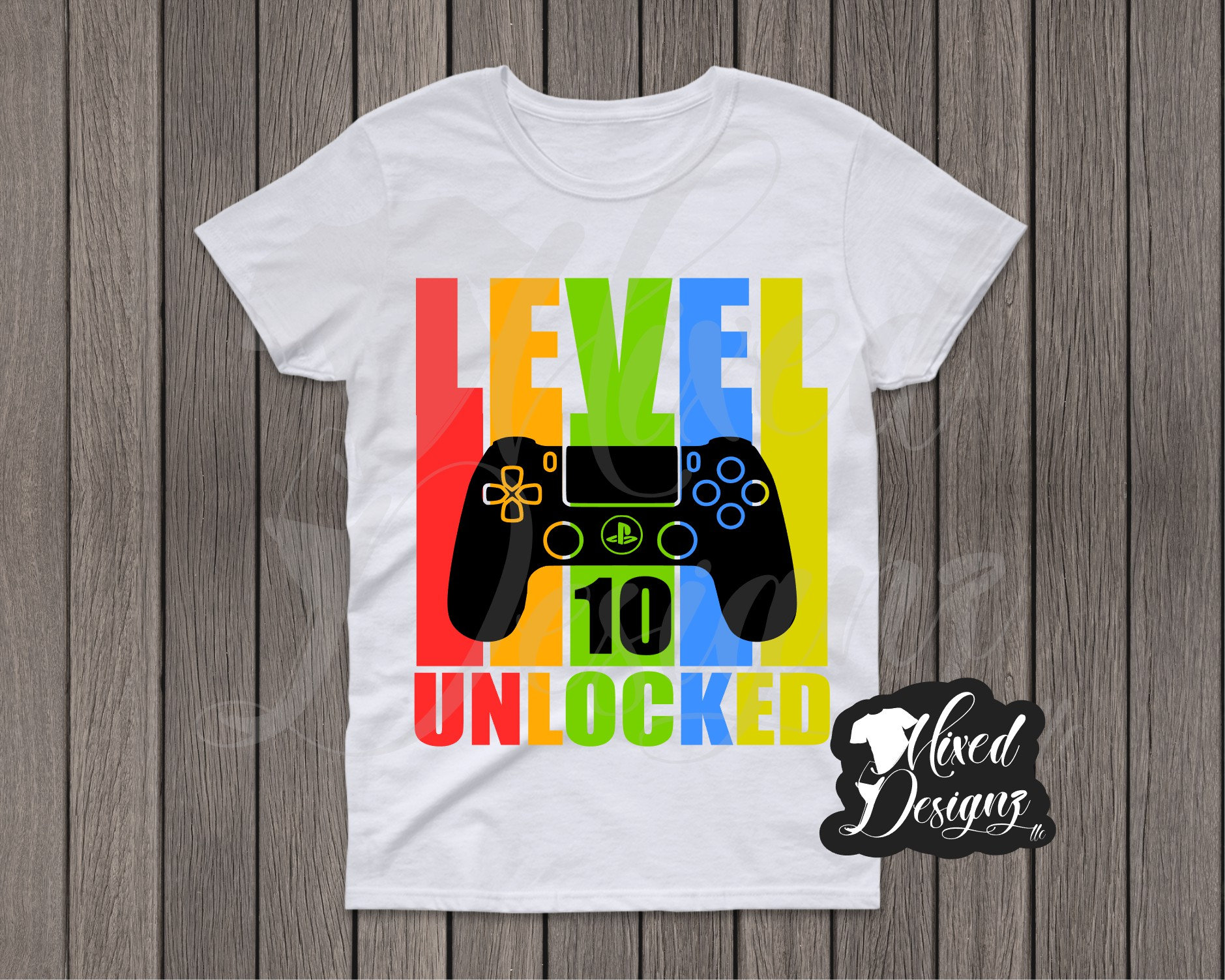 Level Unlocked Birthday SVG/ Birthday Shirt for Gamers/ Playstation ...