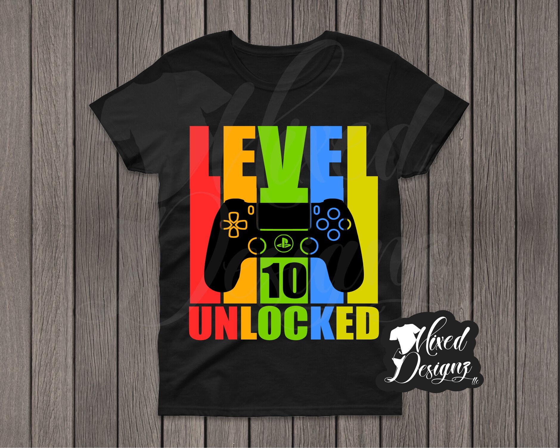 Level Unlocked Birthday SVG/ Birthday Shirt for Gamers/ Playstation ...
