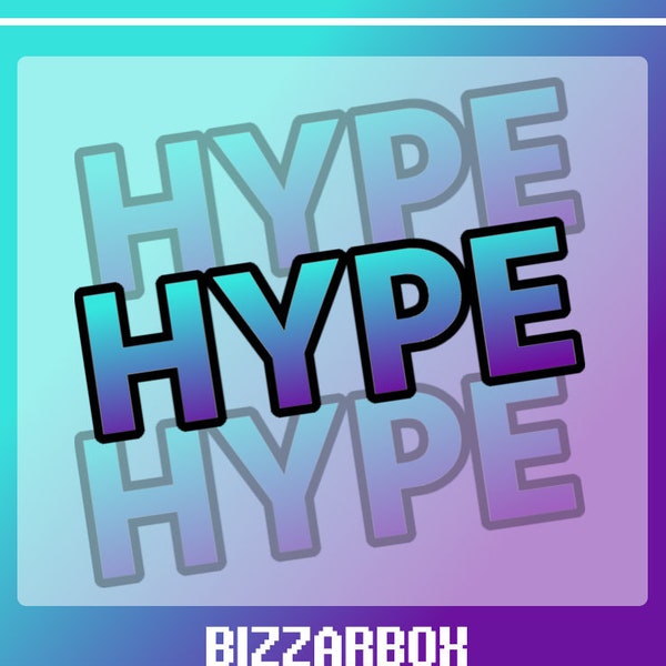 Hype Twitch Emote - Etsy