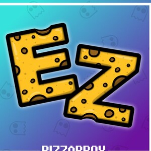 CHEESY EZ Twitch Emote / Twitch Emotes / Twitch Stream / Discord Emotes ...