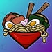 RAMEN NOODLE HEART Twitch Emote / Twitch Emotes / Twitch Stream ...