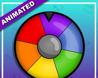 Spin Wheel Twitch Animated Emote / Streamer / Youtube / Fortune Wheel ...