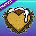 TACO HEART Animated Twitch Emote / Twitch Emotes / Twitch Stream ...
