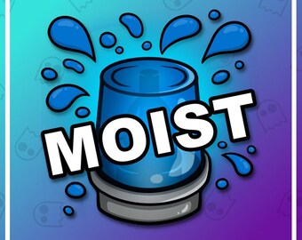 MOIST SIGN Twitch Emote / Twitch Emotes / Twitch Stream / Discord ...