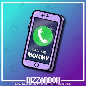 CALL ME MOMMY Twitch Emote / Twitch Emotes / Twitch Stream / Discord ...