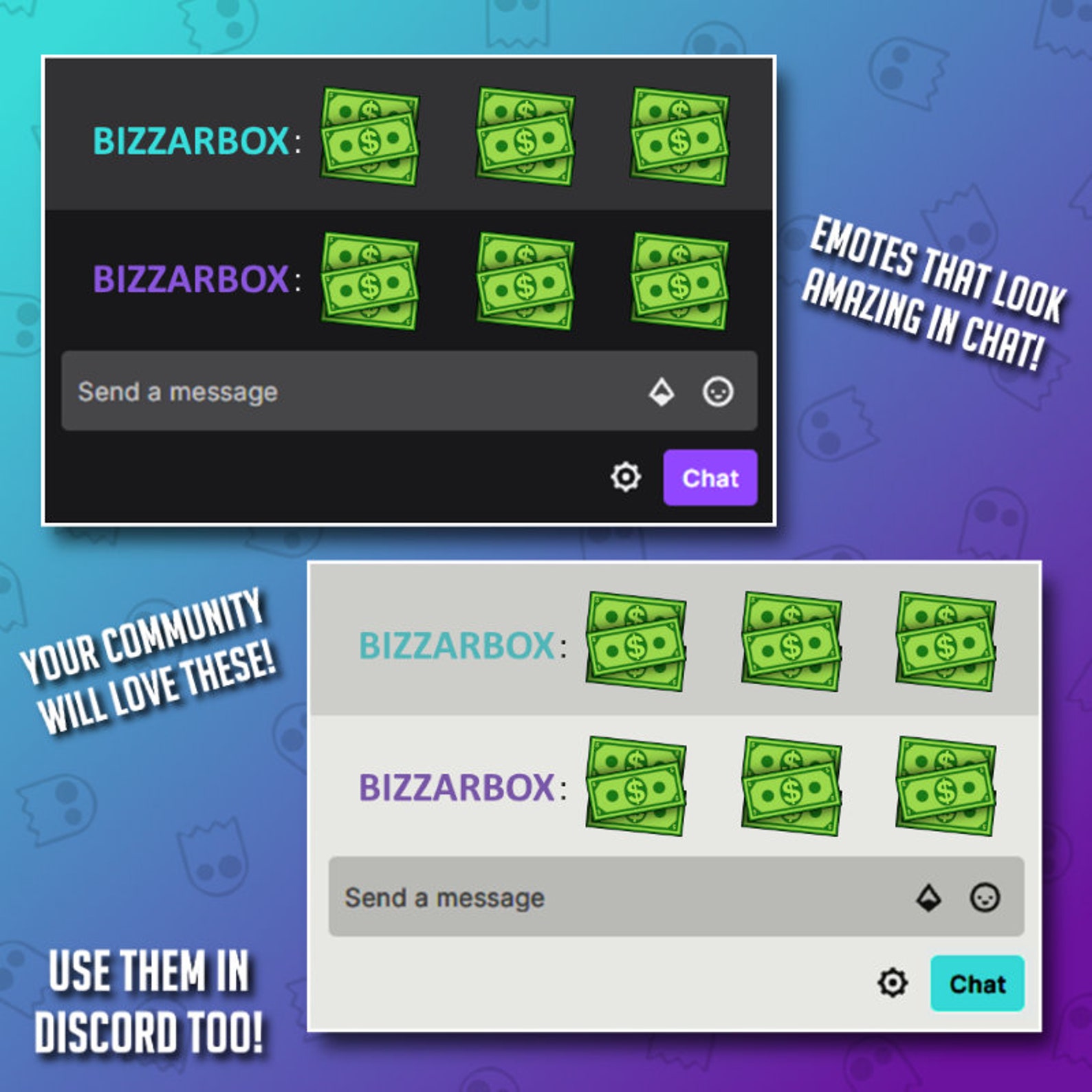 MONEY Twitch Emote / Twitch Emotes / Twitch Stream / Discord Emotes ...