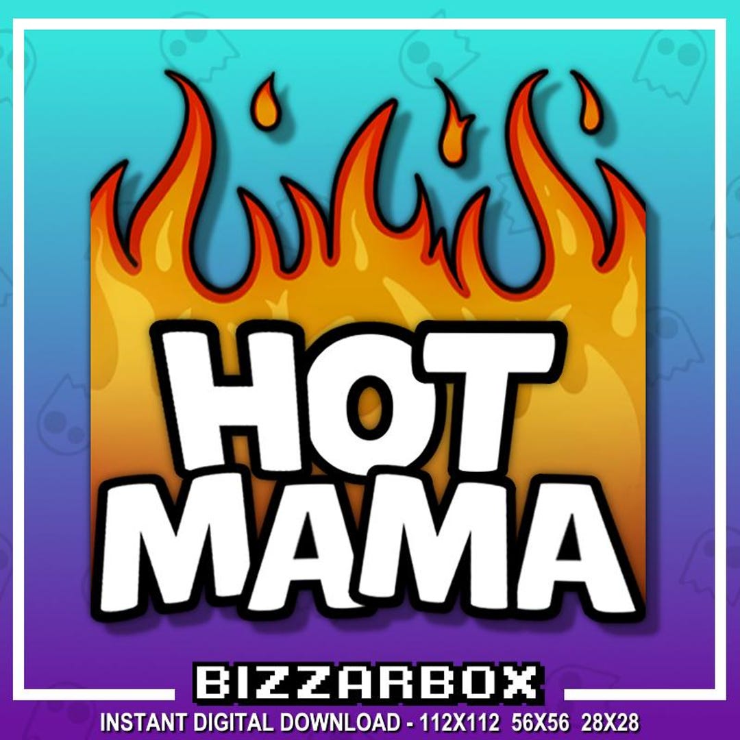 HOT MAMA Twitch Emote / Twitch Emotes / Twitch Stream / Discord Emotes ...