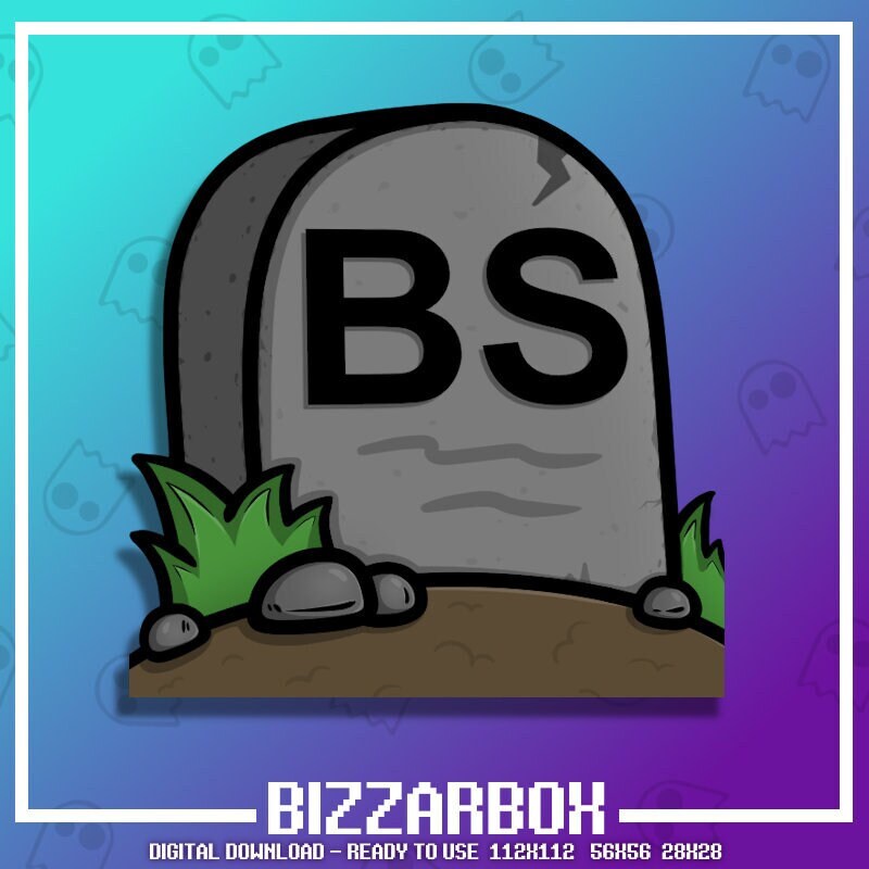 DEATH BY BS Twitch Emote / Twitch Emotes / Twitch Stream / - Etsy