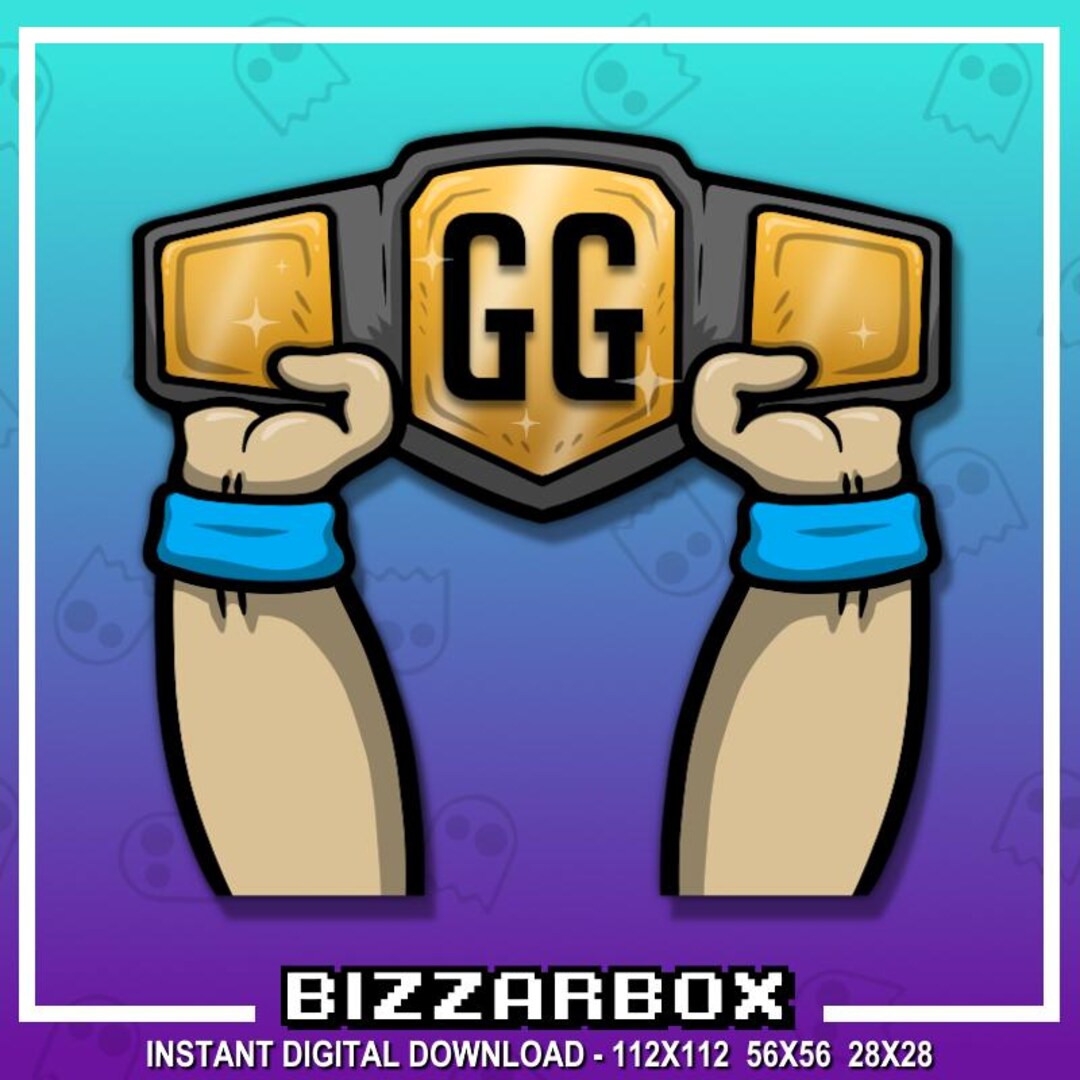 GG BELT Twitch Emote / Twitch Emotes / Twitch Stream / Discord Emotes ...
