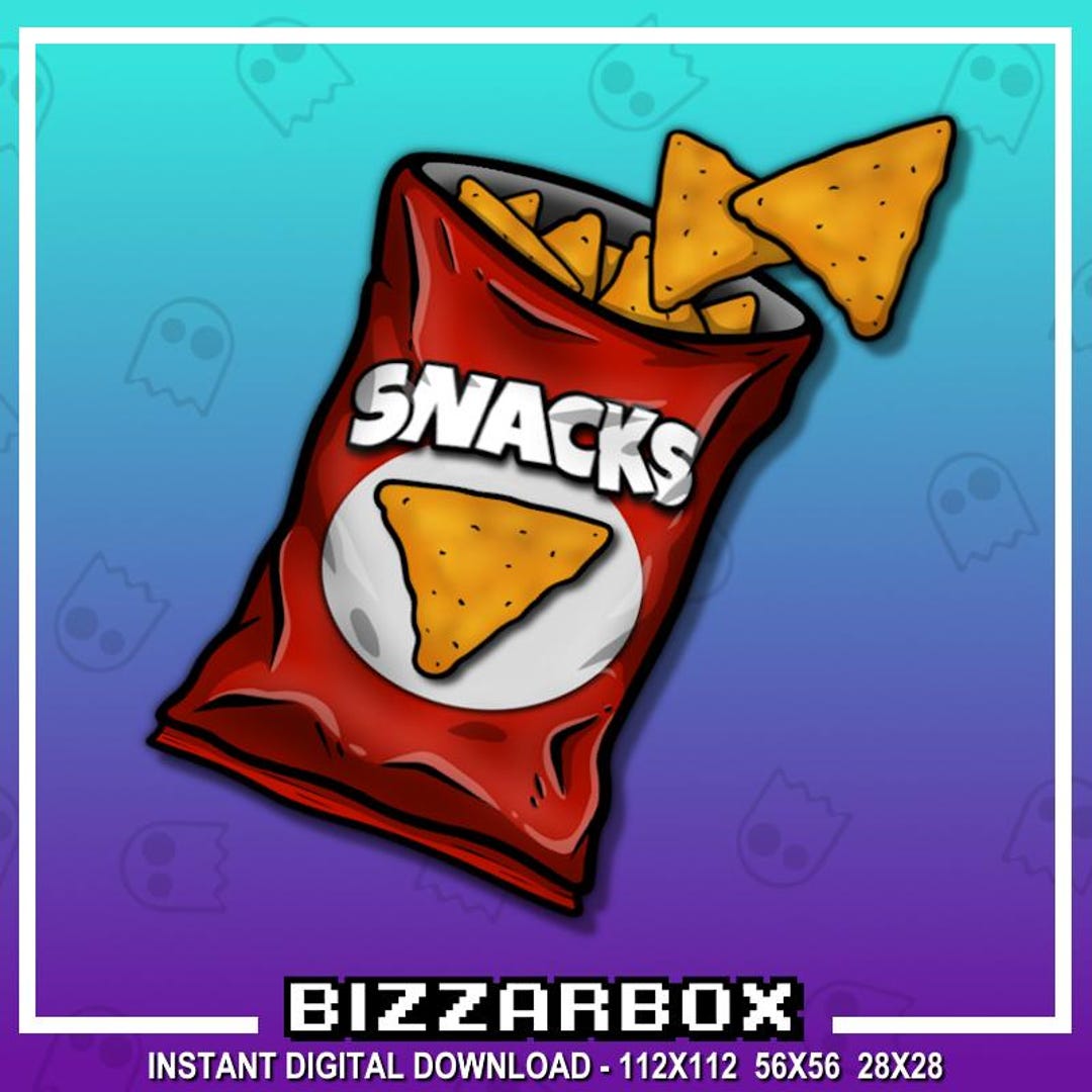 SNACKS Twitch Emote / Twitch Emotes / Twitch Stream / Discord Emotes ...