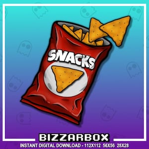 SNACKS Twitch Emote / Twitch Emotes / Twitch Stream / Discord Emotes ...