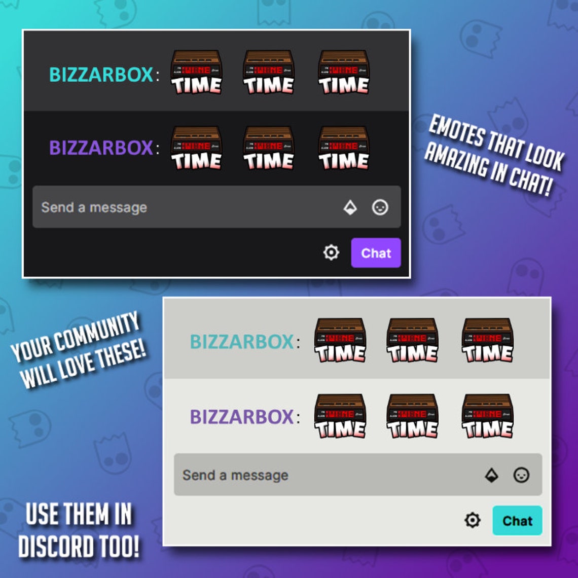 WINE TIME Twitch Emote / Twitch Emotes / Twitch Stream / - Etsy