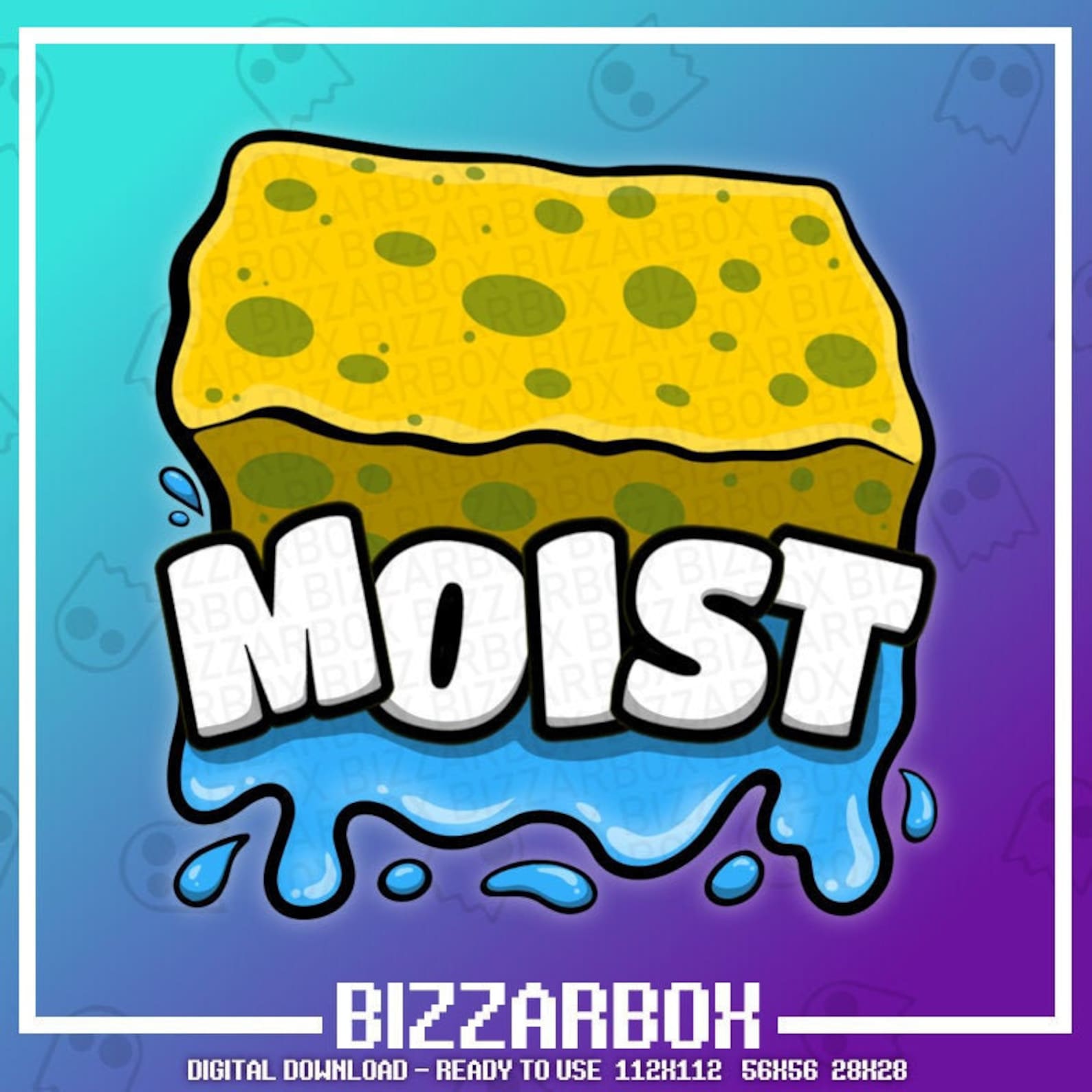 MOIST Twitch Emote / Twitch Emotes / Twitch Stream / Discord Emotes ...