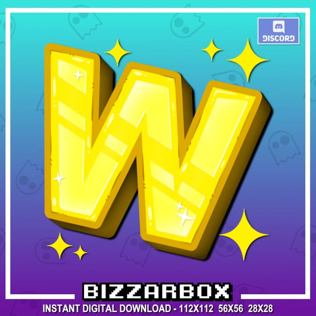 W Twitch Emote / Twitch Emotes / Twitch Stream / Discord Emotes ...