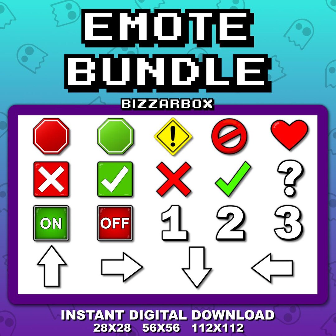 SIGNS EMOTE Bundle for Twitch / Emote Pack/ Discord / Stream ...