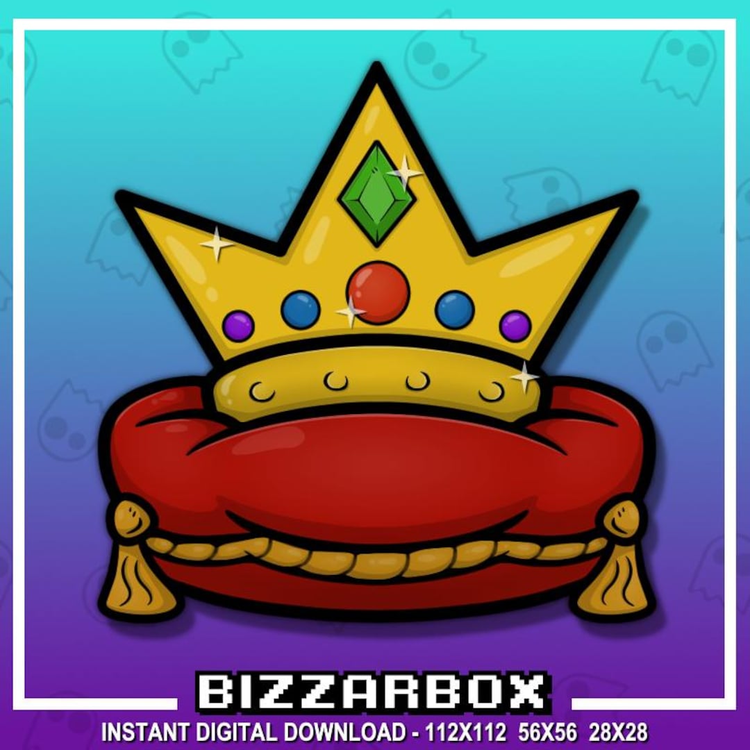 CROWN Twitch Emote / Twitch Emotes / Twitch Stream / Discord Emotes ...