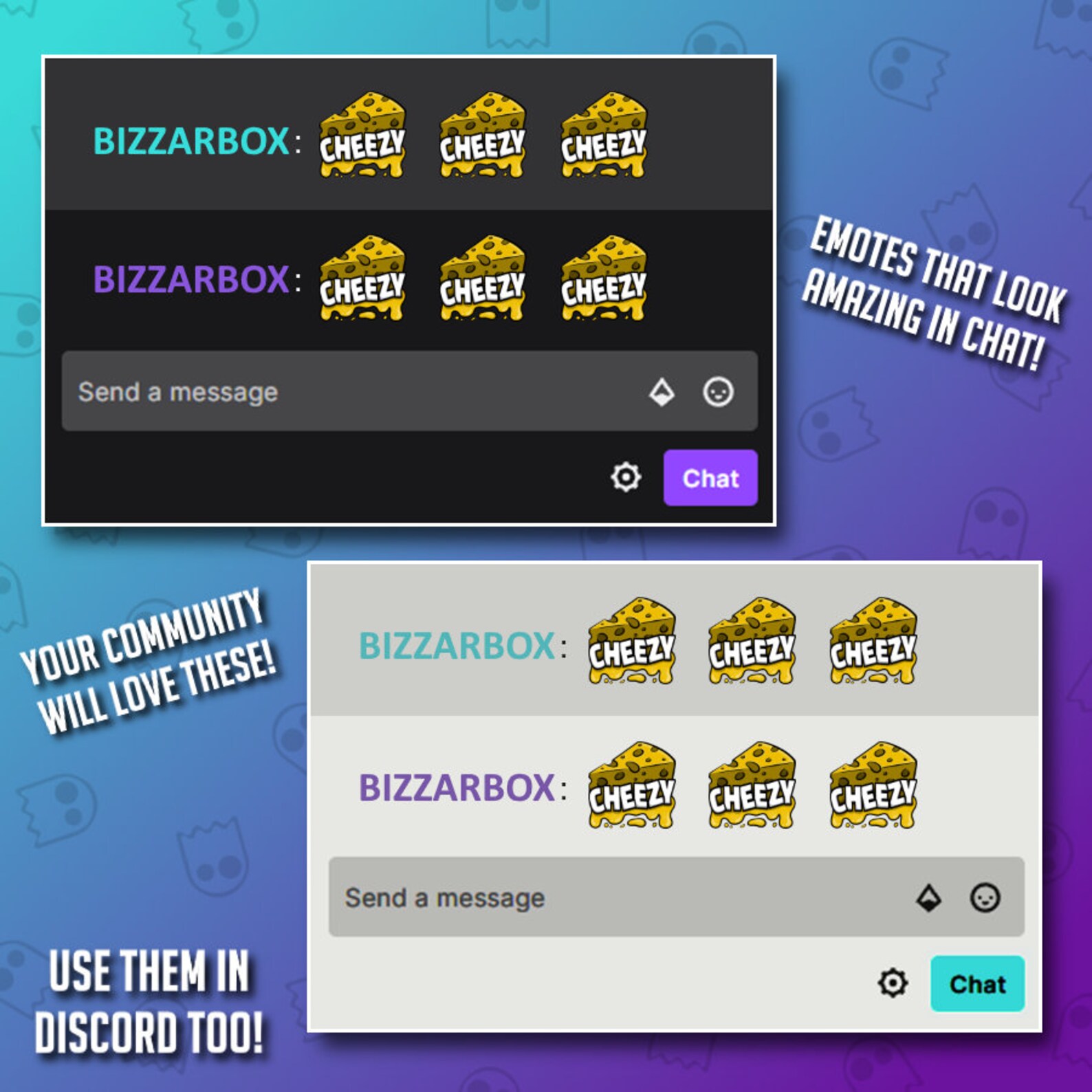 CHEESE CHEEZY Twitch Emote / Twitch Emotes / Twitch Stream / Discord ...