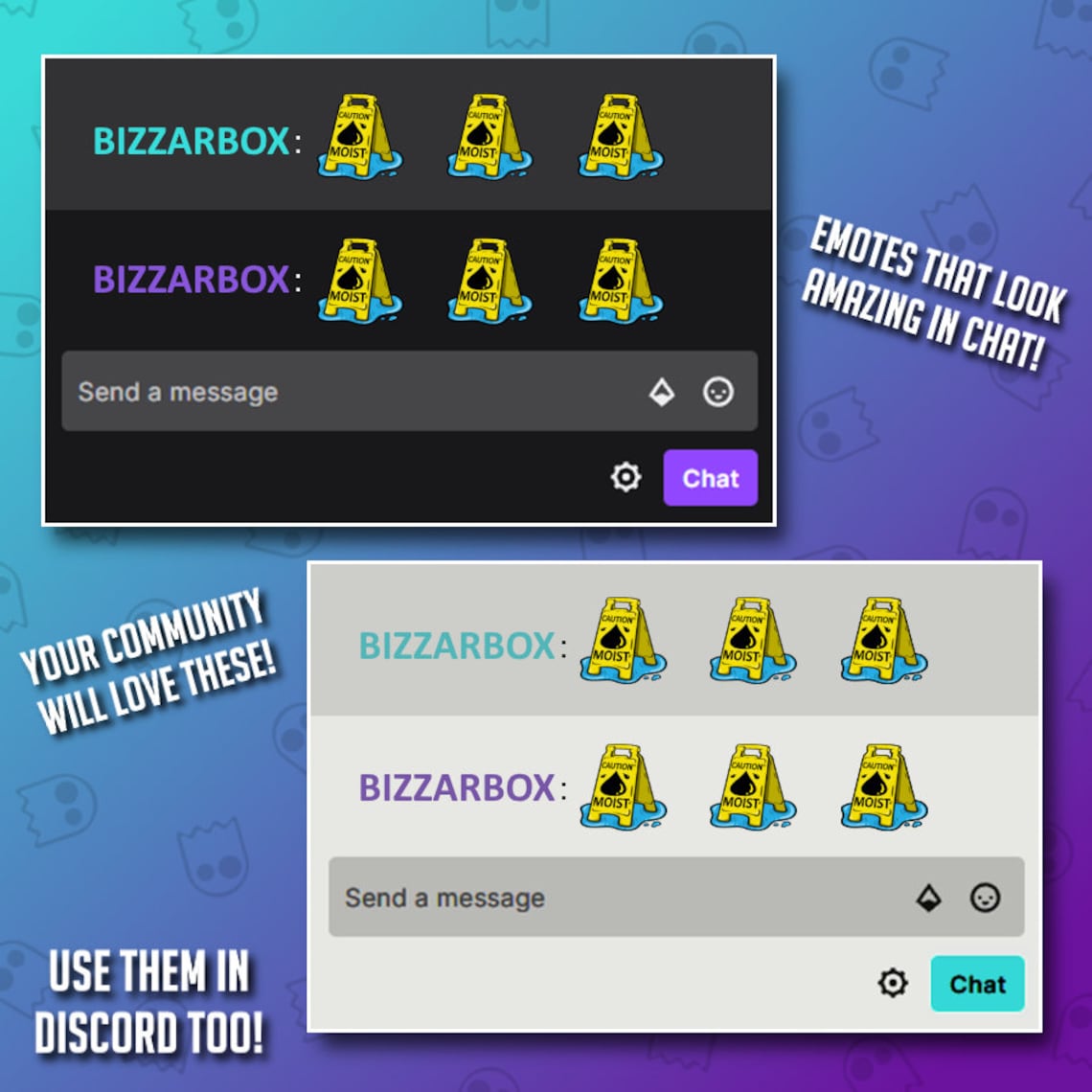 MOIST SIGN Twitch Emote / Twitch Emotes / Twitch Stream / - Etsy