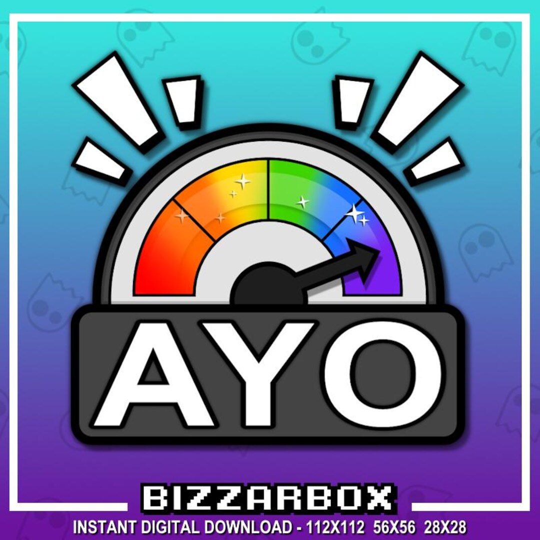 AYO METER Twitch Emote / Twitch Emotes / Twitch Stream / Discord Emotes ...