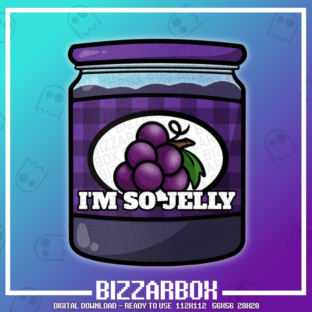 SO JELLY Twitch Emote / Emoji / Badges / Channel Points / Discord ...