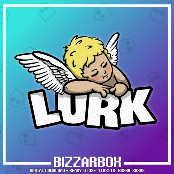 ANGEL LURK Twitch Emote / Twitch Emotes / Twitch Stream / - Etsy