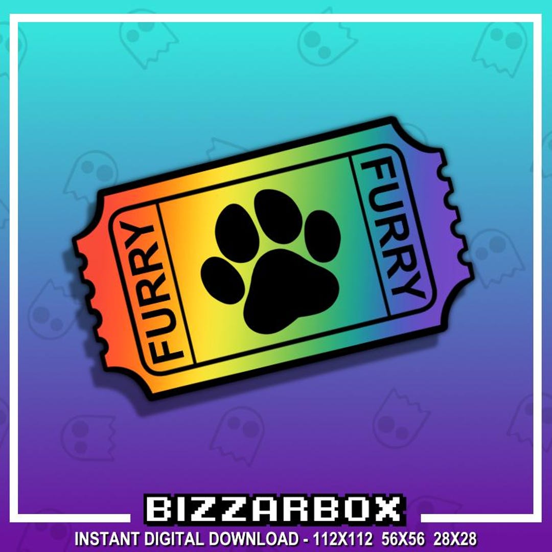 PAW TICKET Channel Points Emote for Twitch / Discord / Stream ...