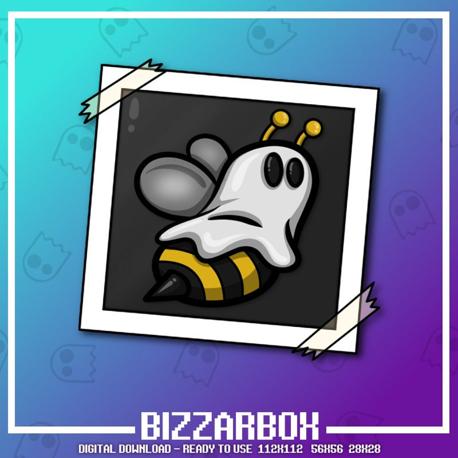 BOO BEE PIC Twitch Emote / Twitch Emotes / Twitch Stream / - Etsy