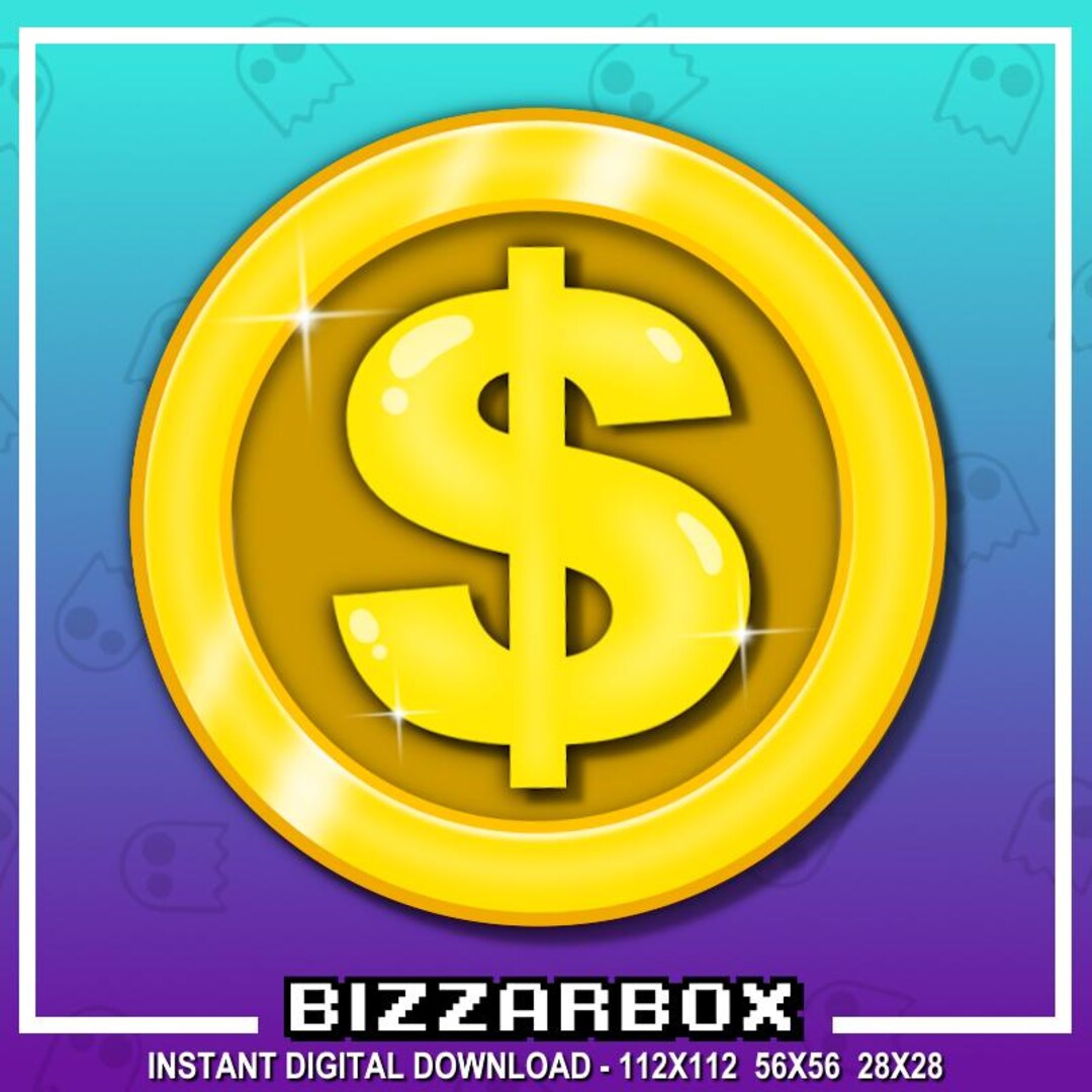 MONEY COIN Channel Points Emote for Twitch / Discord / Stream ...