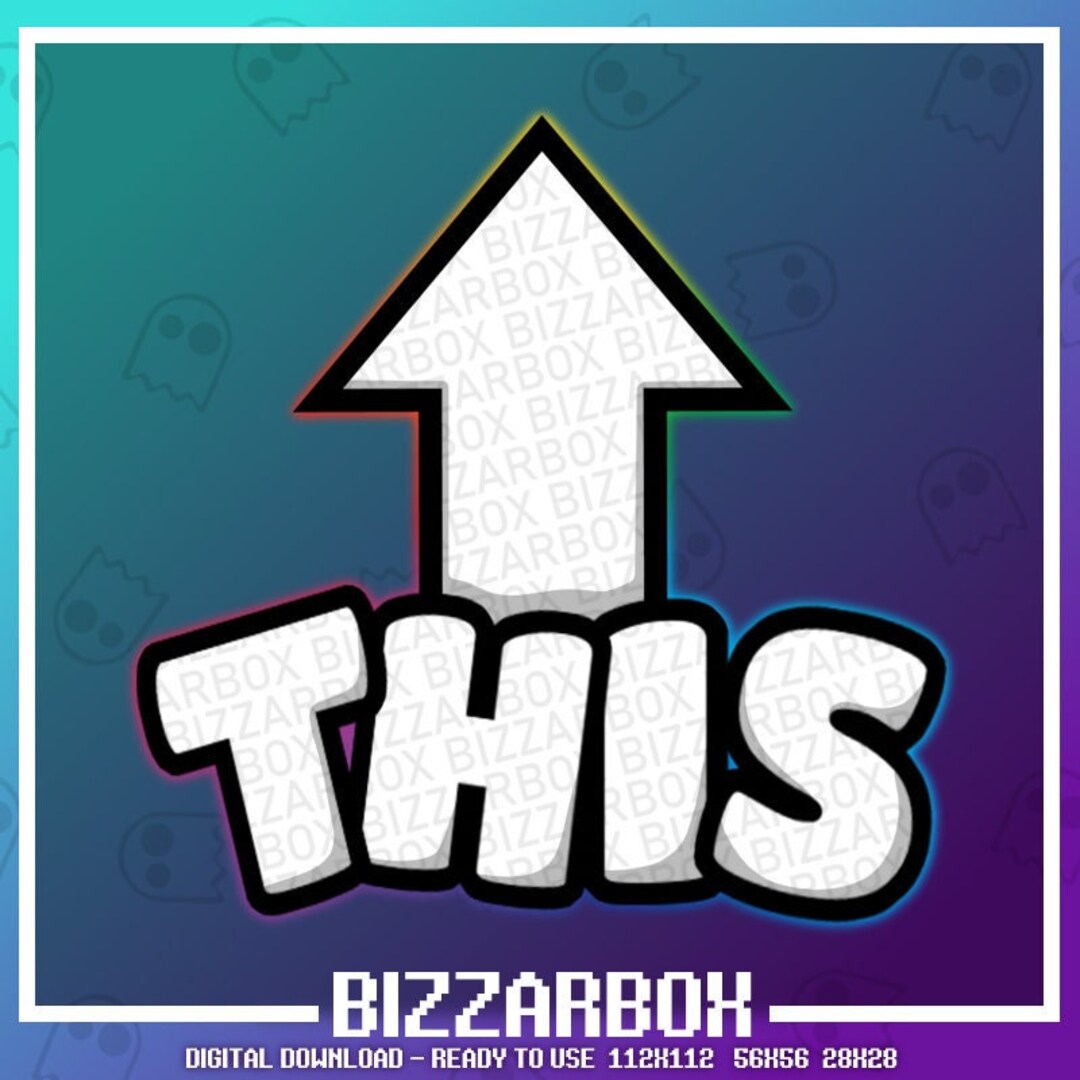 THIS ARROW Twitch Emote / Twitch Emotes / Twitch Stream / Discord ...